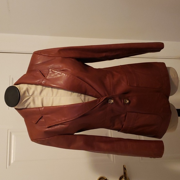 Georgetown Leather Design | Jackets & Coats | Leather Blazer | Poshmark